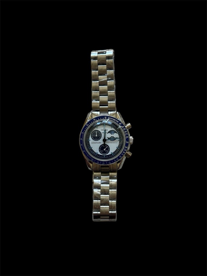 Stainless Steel Case - Omega x Swatch MoonSwatch MOD - Blue Moon Snoopy ...