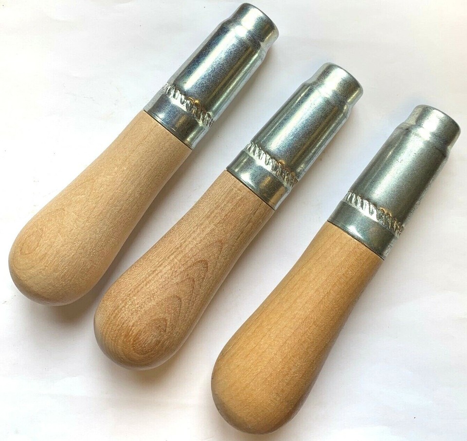 3 PIECES LUTZ #5 LONG FERRULE FILE HANDLE FOR 16-20" FILES - NEW | eBay