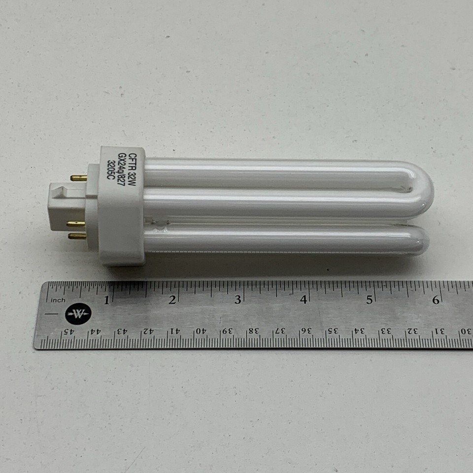 Luma CFTR32W/GX24q/827 Fluorescent 32W CFL Triple PL Lamp Light Bulb ...