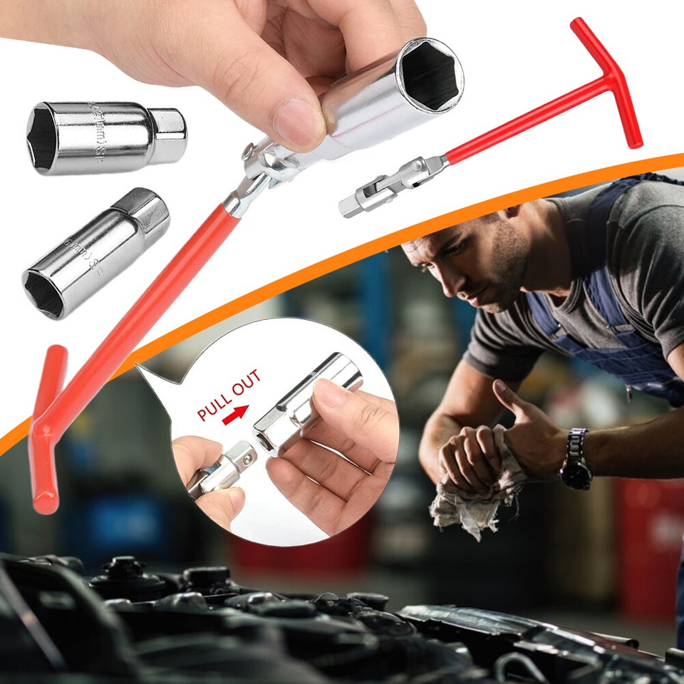 HOT Flexible Spanner Socket 16mm/21mm Sockets Auto Socket Spanner Auto ...