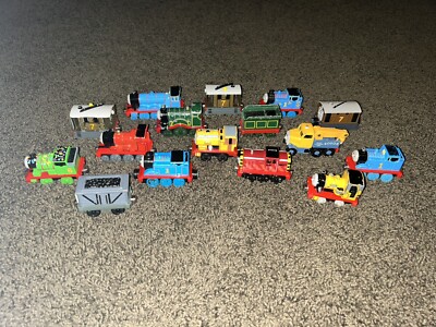 Thomas & Friends Toby Percy Emily Take N Play Die Cast Train Magnetic ...