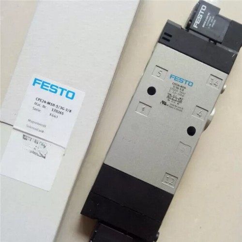 Festo CPE24-M1H-5/3G-3/8 170265 Solenoid Valve New One CPE24M1H5/3G3/8 ...