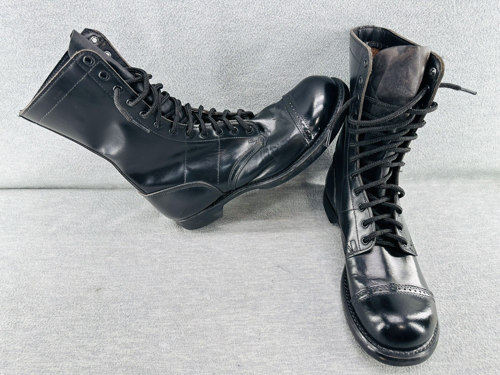 DOUBLE H BRAND 975 - Paratrooper Jump Boots Black Lea… - Gem