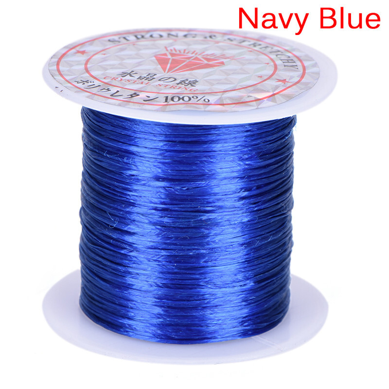 0.8mm Crystal Beads Lines Elastic Cord DIY Handmade Beaded Line Hand ...