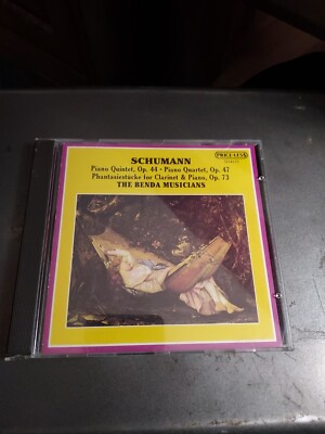 THE BENDA MUSICIANS CD SCHUMANN | eBay
