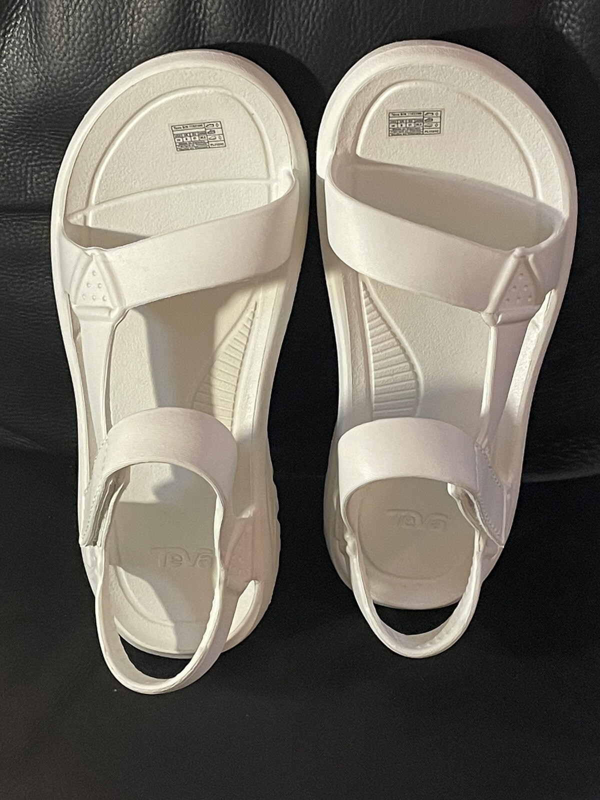 TEVA Hurricane Drift White Rubber Sandal Womens Size … - Gem