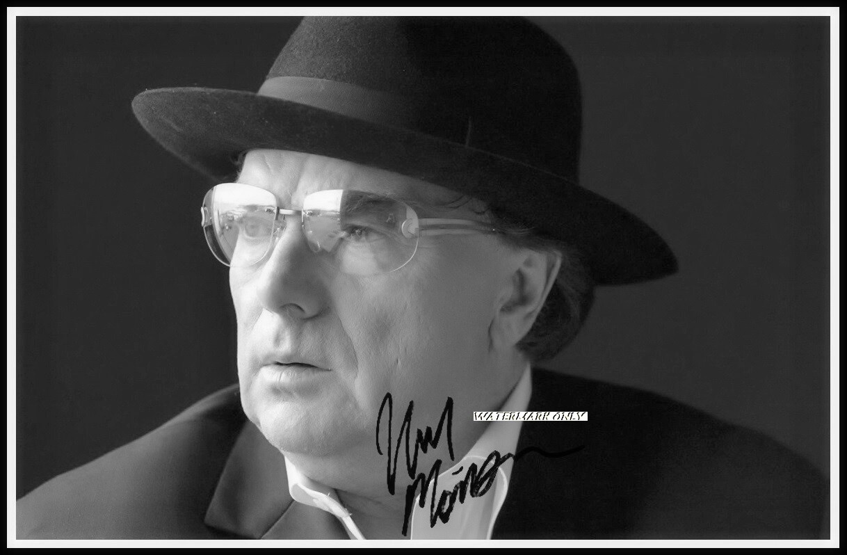 Van Morrison, Autographed, Cotton Canvas Image. Limited Edition (VM-712 ...