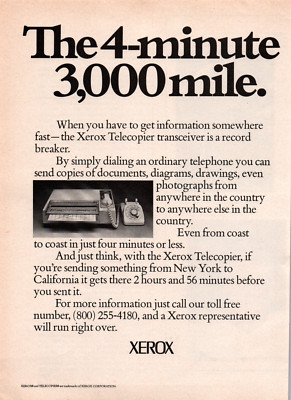 Xerox Telecopier Machine With Rotary Dial 1974 Vintage Old Technology ...