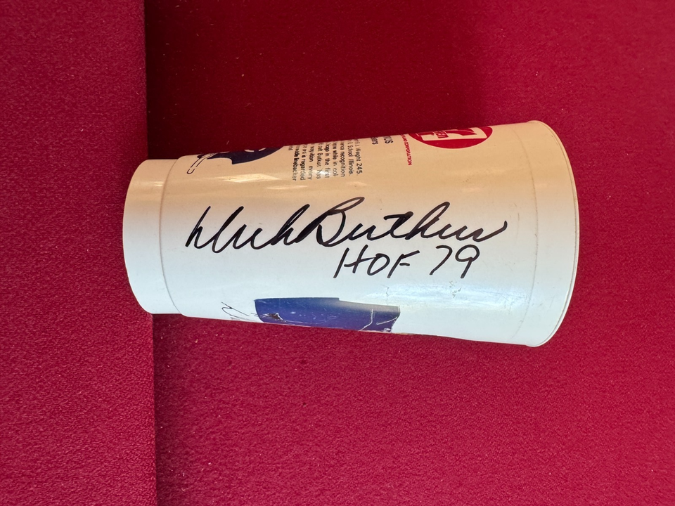 1972, Dick Butkus, "Autographed" , 7/11 Slurpee Cup w/ HOF Ins. (Scarce ...