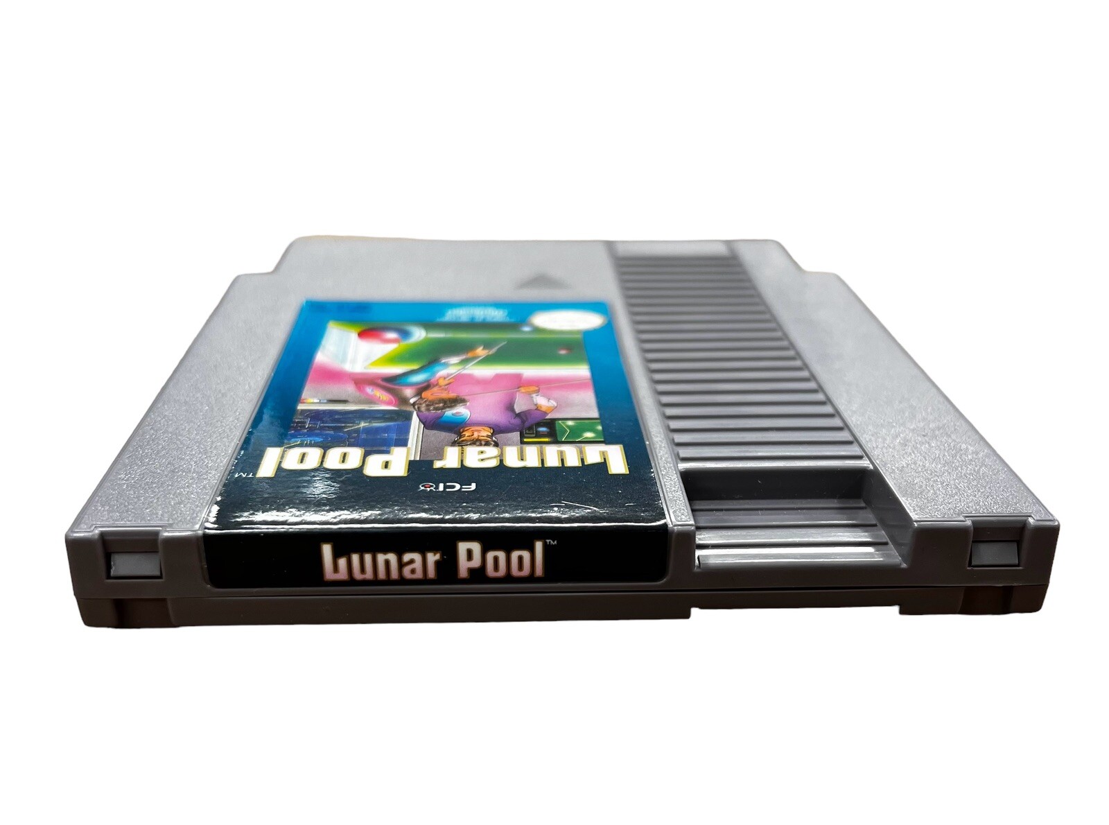 Vintage Lunar Pool Nintendo NES Original Authentic Video Game Cartridge ...