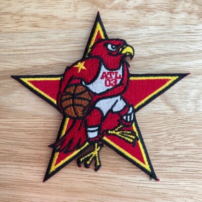 ATLANTA HAWKS Embroidered Sew-On/Iron-On 4.75" x 4.75" Official NBA ...