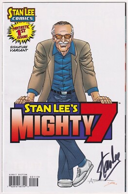 STAN LEE'S MIGHTY 7 #1 SIGNATURE VARIANT SIGNED STAN LEE 2012 COMICS | eBay