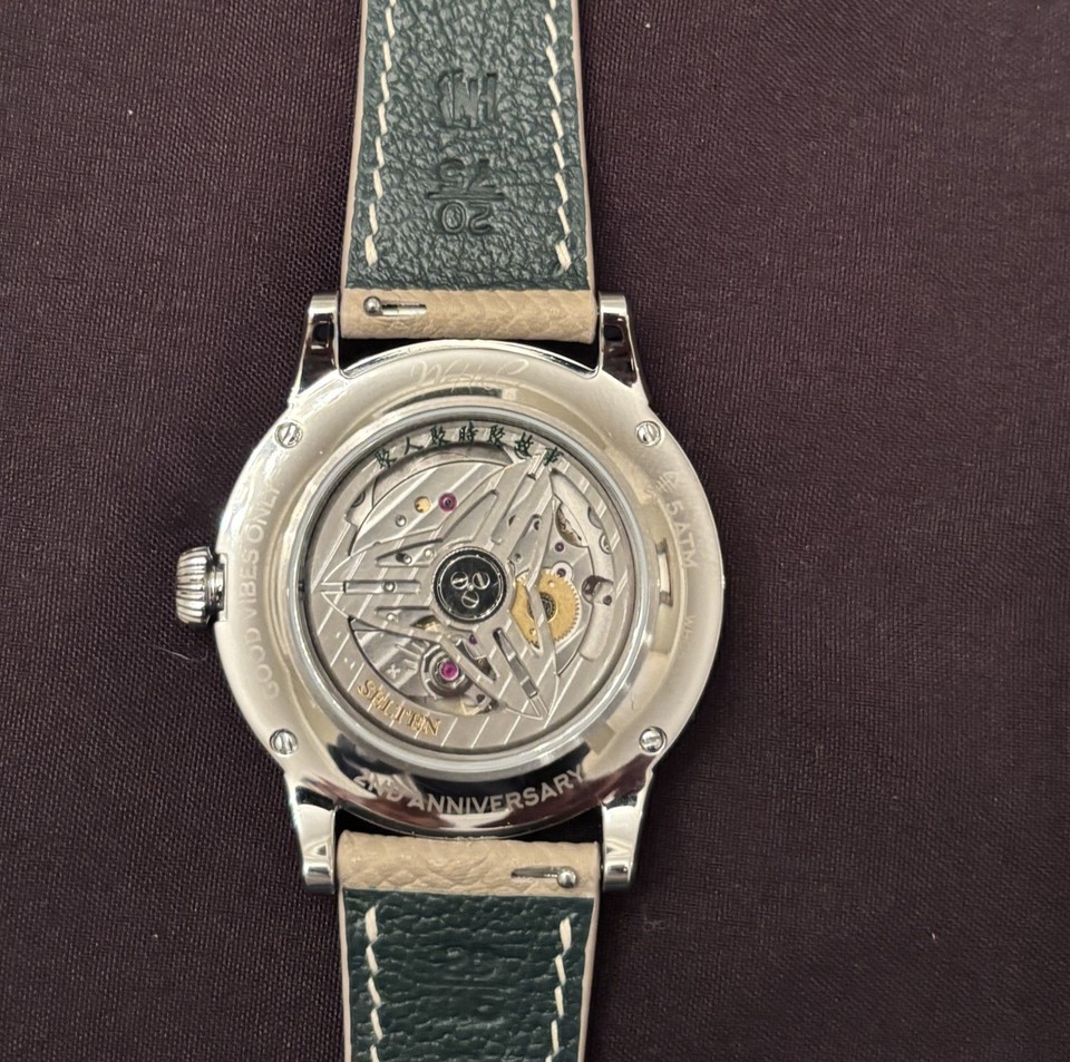SELTEN JUI limited edition Tahitian Black Mother of Pearl Guilloché ...