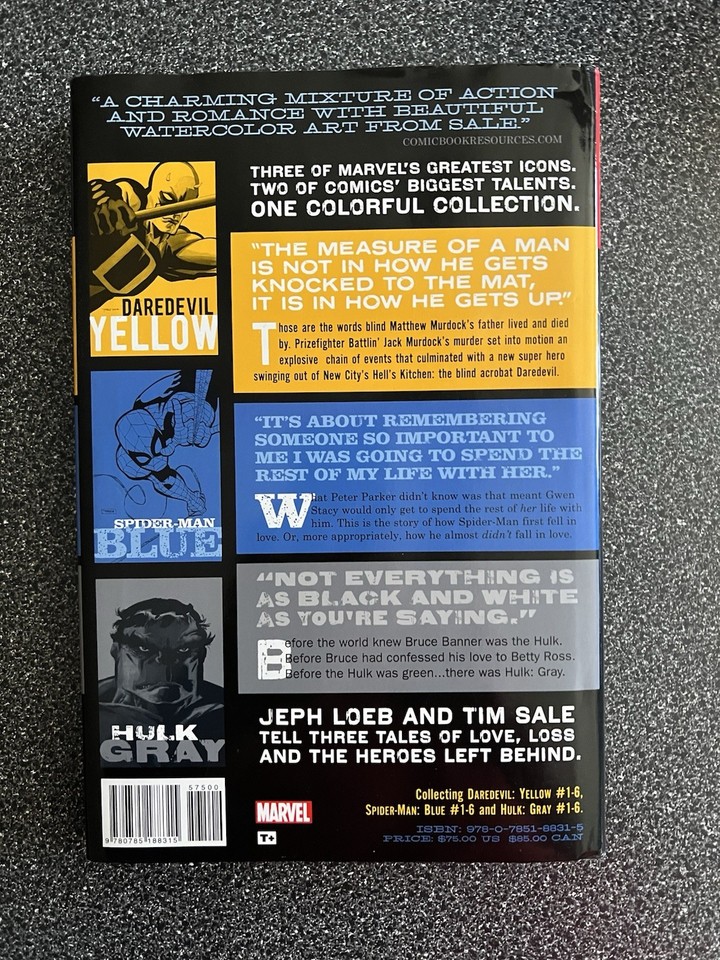 Jeph Loeb & Tim Sale: Yellow, Blue, Gray & White Omnibus (Marvel Comics ...