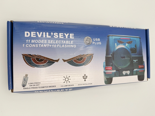 1Pair Devil's Eye LED Car Eye Light Truck Dynamic LED Light for Car ...