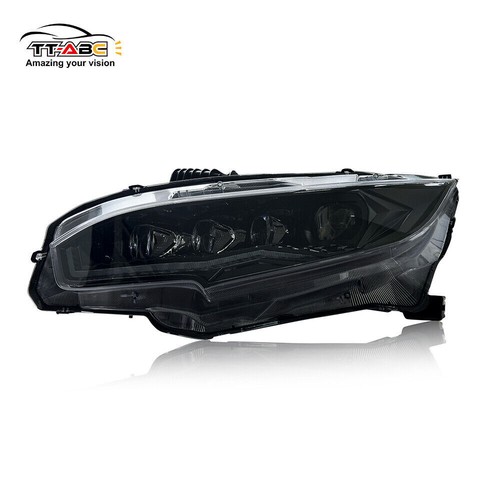 RGB LED Headlights For Honda Civic 2016-2021 FK7 FK8 Type R Head Lamp ...