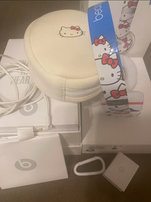 Hello Kitty Beats BeatsSolo2 Model Headphone White Sanrio Japan Used | eBay