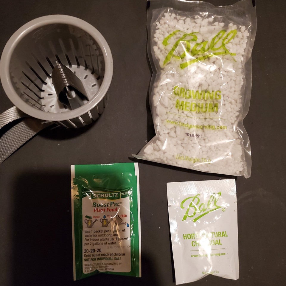 Basil Ball Herb Growing Kit Self-Watering Indoor Gardening Hydroponics ...