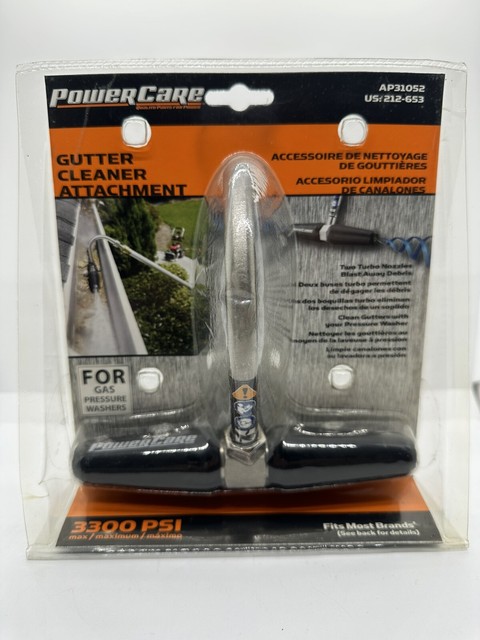 Power Care AP31052 Gutter Cleaner Attachment for Gas Pressure Washer ...