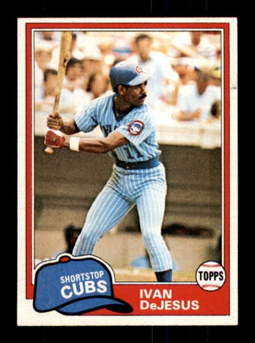 1981 Topps #54 Ivan DeJesus EXMT/NM Cubs 230386 | eBay