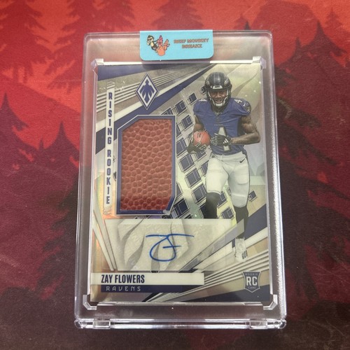 2023 Panini Phoenix Football Zay Flowers RPA Rookie Football Auto 57/99 ...