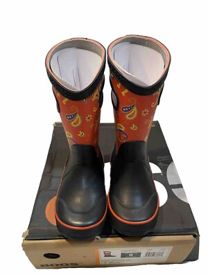 Bogs Kids Rainboot Wstr, Size 9 Kids, Color Red Multi | eBay