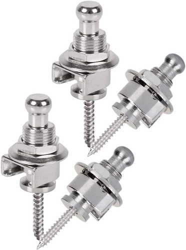 Guitar Strap Locks, Set of 4Pcs Quick Release Metal Guitar Strap Lock ...