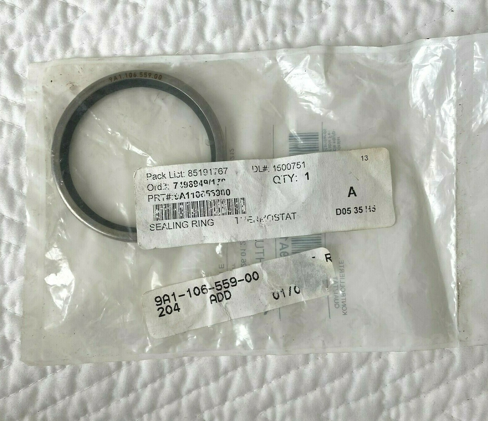 PORSCHE 911 BOXSTER 718 CAYMAN ENGINE COOLANT GASKET 9A110655900 2011 ...