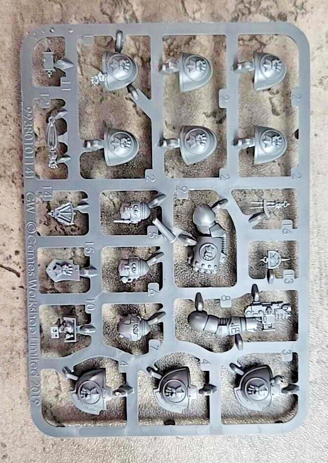 Imperial Fists Upgrade Sprue - Power Fist - Space Marines - Warhammer ...