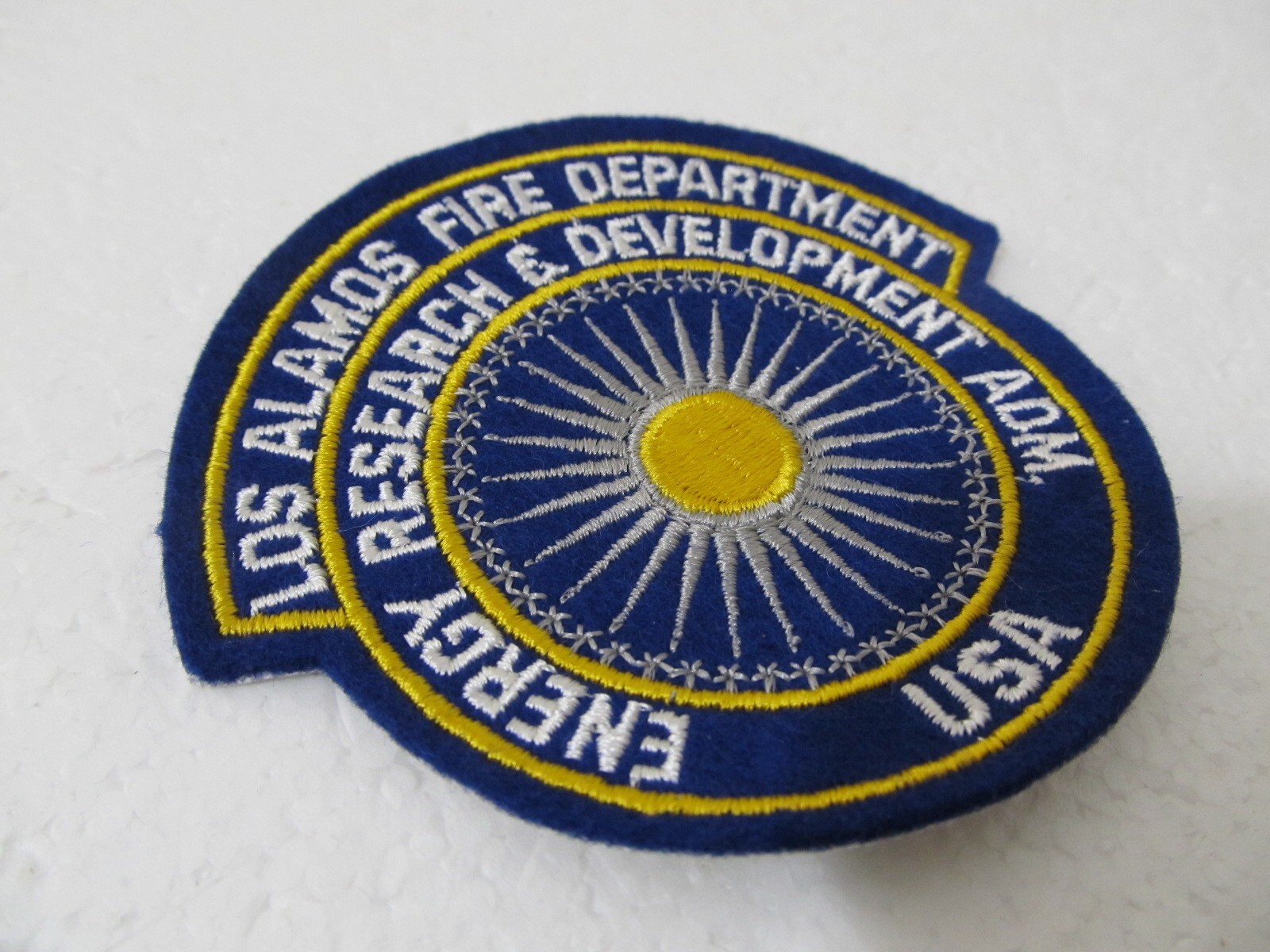 LOS ALAMOS FIRE DEPARTMENT ENERGY RESEARCH PATCH NEW MEXICO NM USA DOE ...