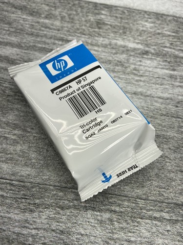 HP 57 Tri Color Ink Cartridge New Sealed Package Expired Jan10 No Box C6657A | eBay