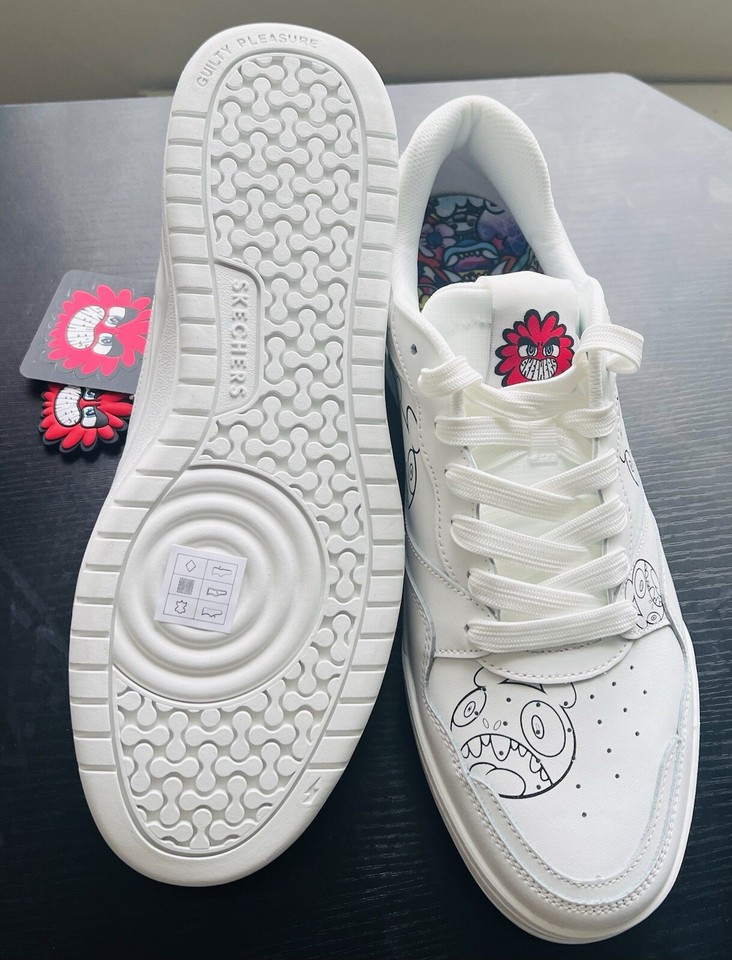 Size 12 Skechers X Vexx Gasp Koopa-volley White Black Men Lifestyle ...