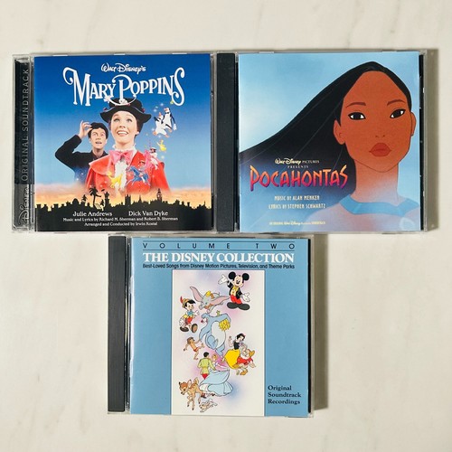 Disney - Lot of 3 CDs Mary Poppins - Pocahontas - Disney Collection ...
