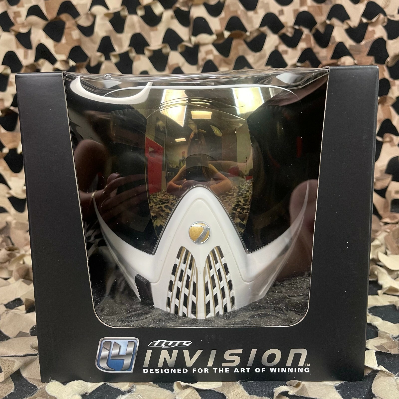 NEW Dye Invision Goggle I4 Pro Mask Collector's Edition - White/Gold | eBay