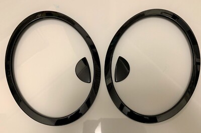 MINI COOPER R55 R56 R57 GLOSS BLACK HEAD LIGHT XENON COVER HATCH JCW ...