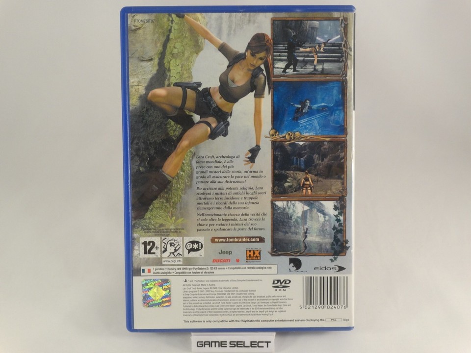 Lara Croft TOMB RAIDER legend sony PS2 PLAYSTATION 2 Pal Eng - Complete ...