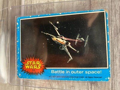 #53 Battle in Outer Space! | 1977 Topps Star Wars, Series 1 | eBay