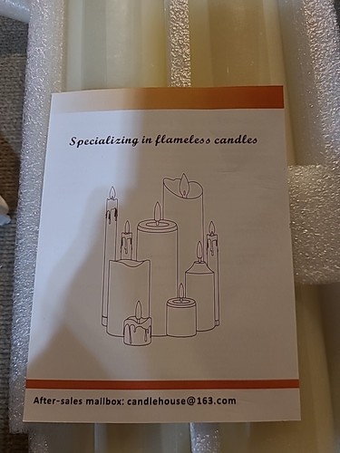 Flameless Flickering Candles Led Pack of 4 AA Battery 744759911605| eBay