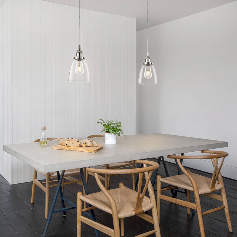 Modern Mini Pendant Light Glass Kicthen Lighting Fixture Hanging ...