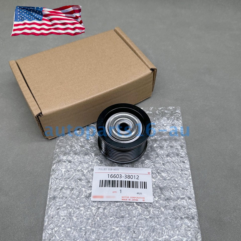 OEM! Idler Pulley 16603-38012 FOR TOYOTA LEXUS SEQUOIA GX460 LX570 ...