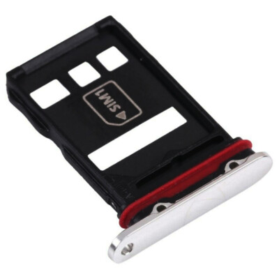 For Huawei P50 SIM Card & SD NM Tray Adaptor Slot Holder Socket Silver ...