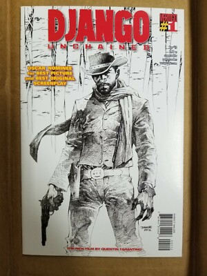 Django Unchained #1 Jim Lee 2nd Print Sketch Variant Vertigo DC 2012 | eBay
