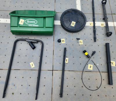 Replacement parts for Scotts AccuGreen 1000 Classic Drop Spreader (L ...