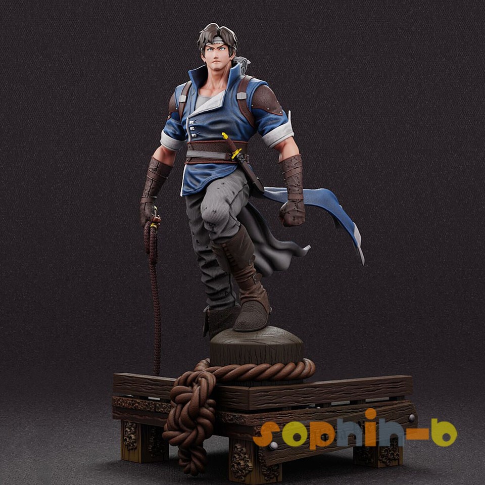 Richter Belmont Castlevania 1:4 Model Kit Unpainted 3d Print GK Statue ...