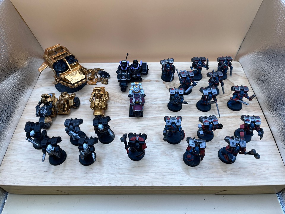 40K Space Marine Raven Guard Army Warhammer Games Workshop Landspeeder ...