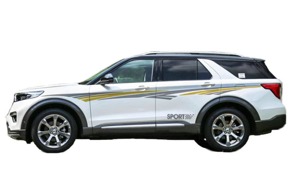 Graphics Waist Line Stripe Decal Kit For Ford Explorer Sport Side Door ...