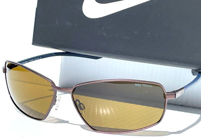 NEW NIKE PIVOT EIGHT Satin Pewter Frame Outdoor Tint Terrain Sunglass ...