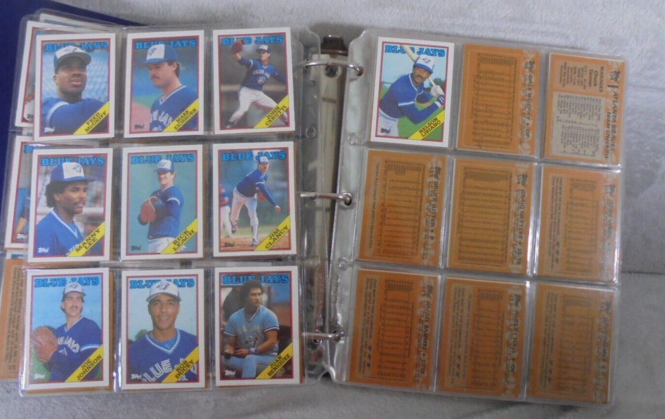 Baseball Collector Card Collector Album and Filled With Near Mint ...