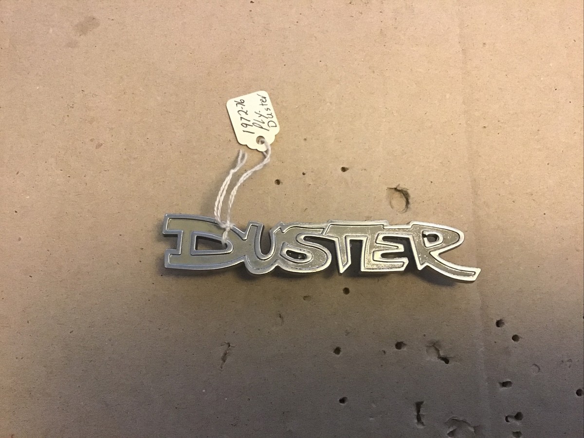 Plymouth Duster Logo Plymouth Duster Logo Fender Gripper Soft Fender