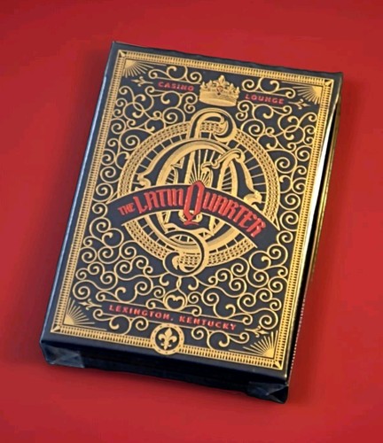 The Latin Quarter Gold Gilded Edition Playing Card Deck New Sealed Rare ...